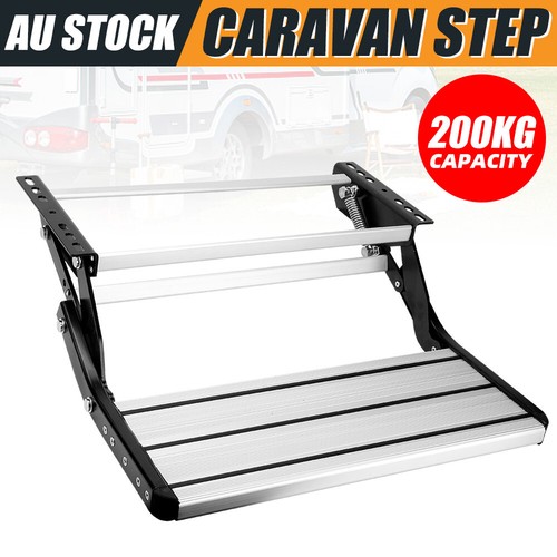 Caravan Step Pull Out Step Single Folding 200KG Camper Steps Parts ...