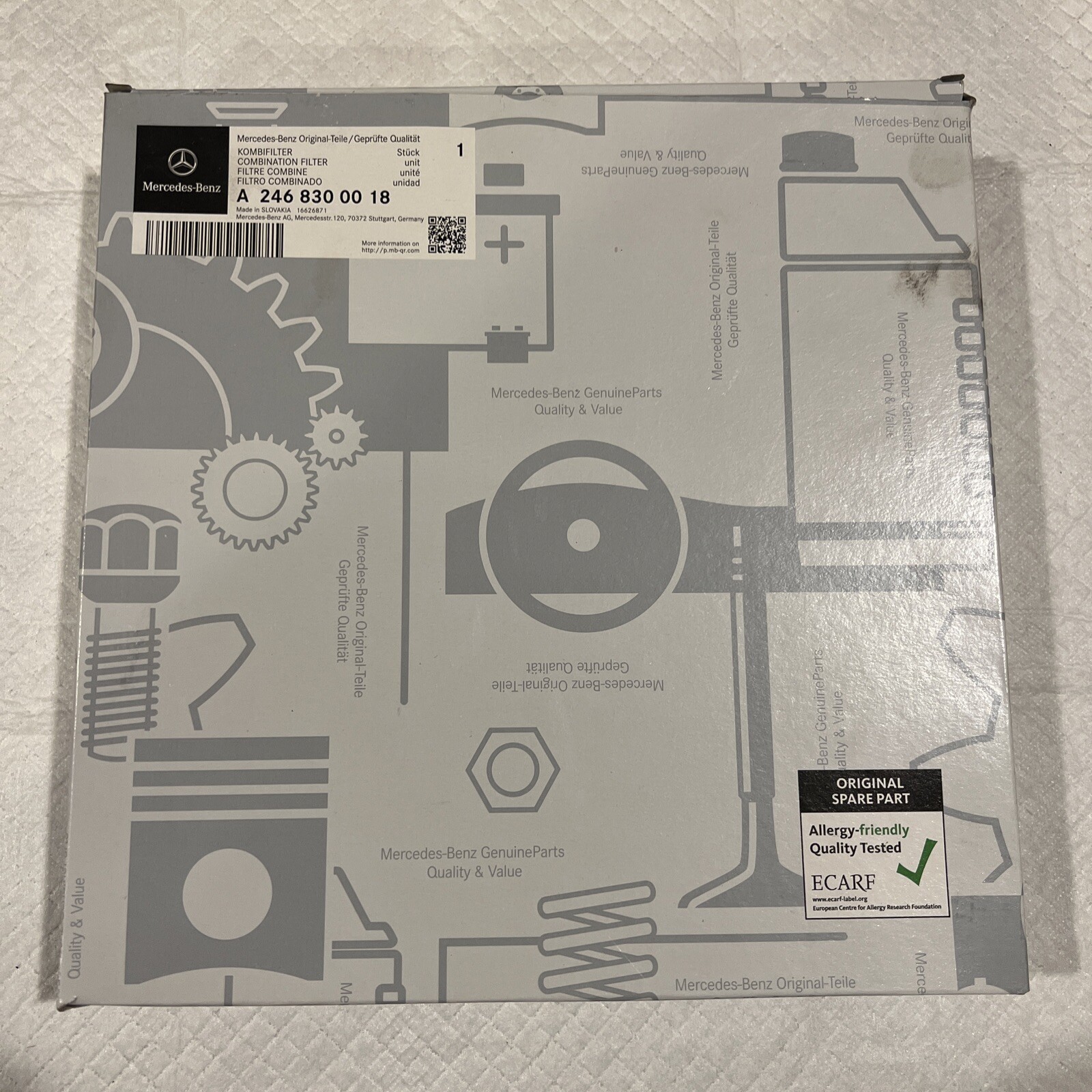 Mercedes Benz OEM Combination Filter New 246 830 00 18 | eBay