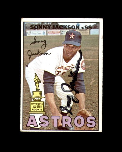 Sonny Jackson Signed 1967 Topps Houston Astros Autograph | eBay