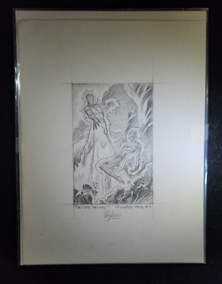 Human Torch Fantastic Four Sketch - Original Artwork by Ray Lago | eBay