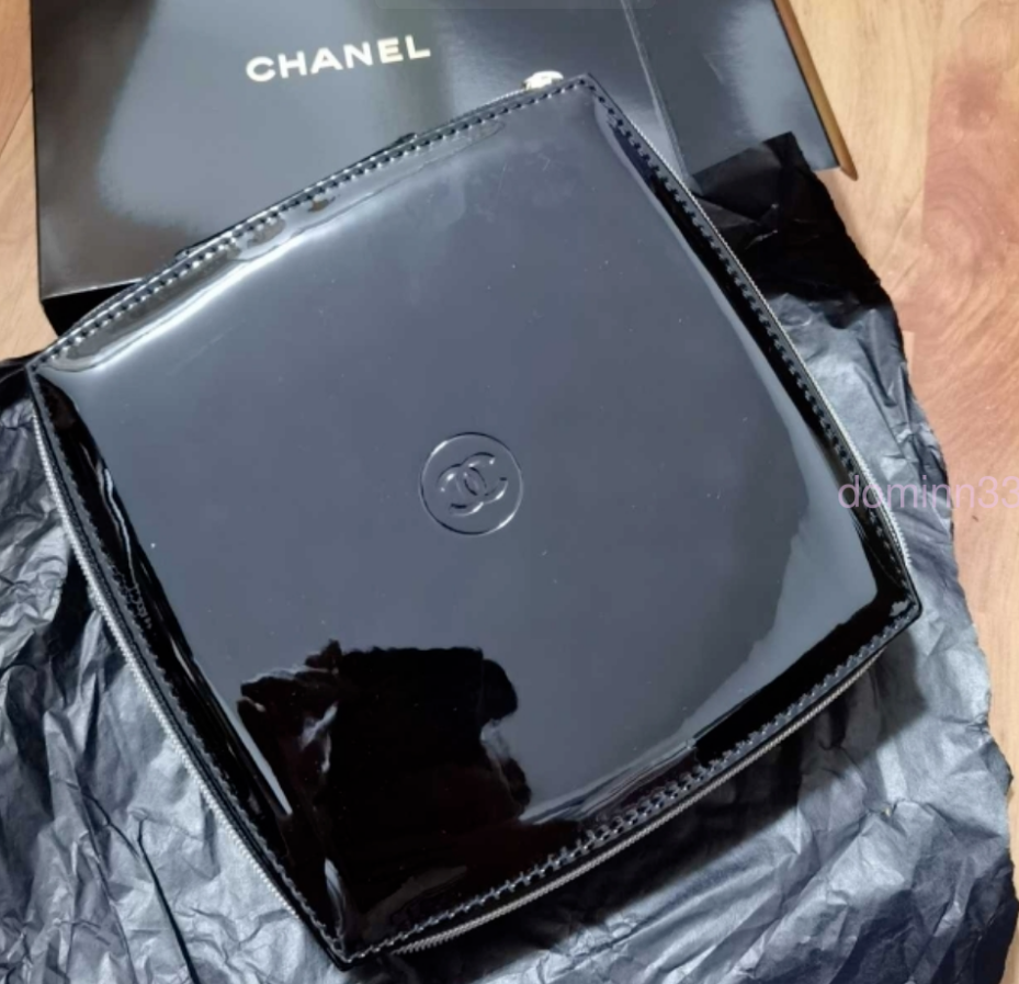 Chanel Toiletry Jewelry Box Cosmetic Case Makeup Travel Case Pouch ...