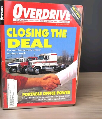 90's OVERDRIVE Semi Truck Magazine May 1992 Trucker Mag #ON37 | eBay