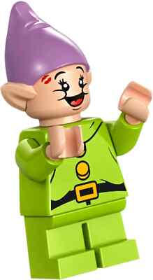 LEGO Dopey Minifigure Dwarf Disney 43242 Snow White & the Seven Dwarf's ...