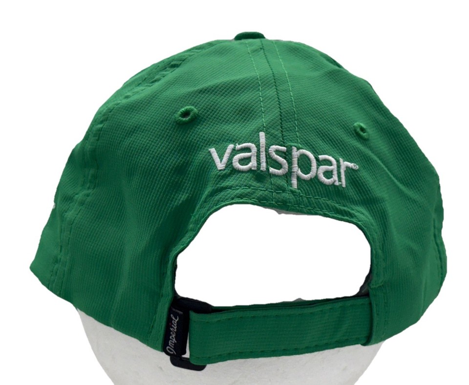 Valspar Hat Cap Strap Back Green PGA Tour Golf Embroidered Mens UPF 50 ...