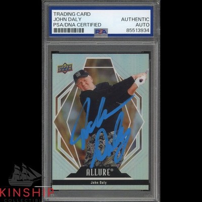 John Daly signed 2024 Upper Deck Allure Card PSA DNA Slab Golf Auto ...