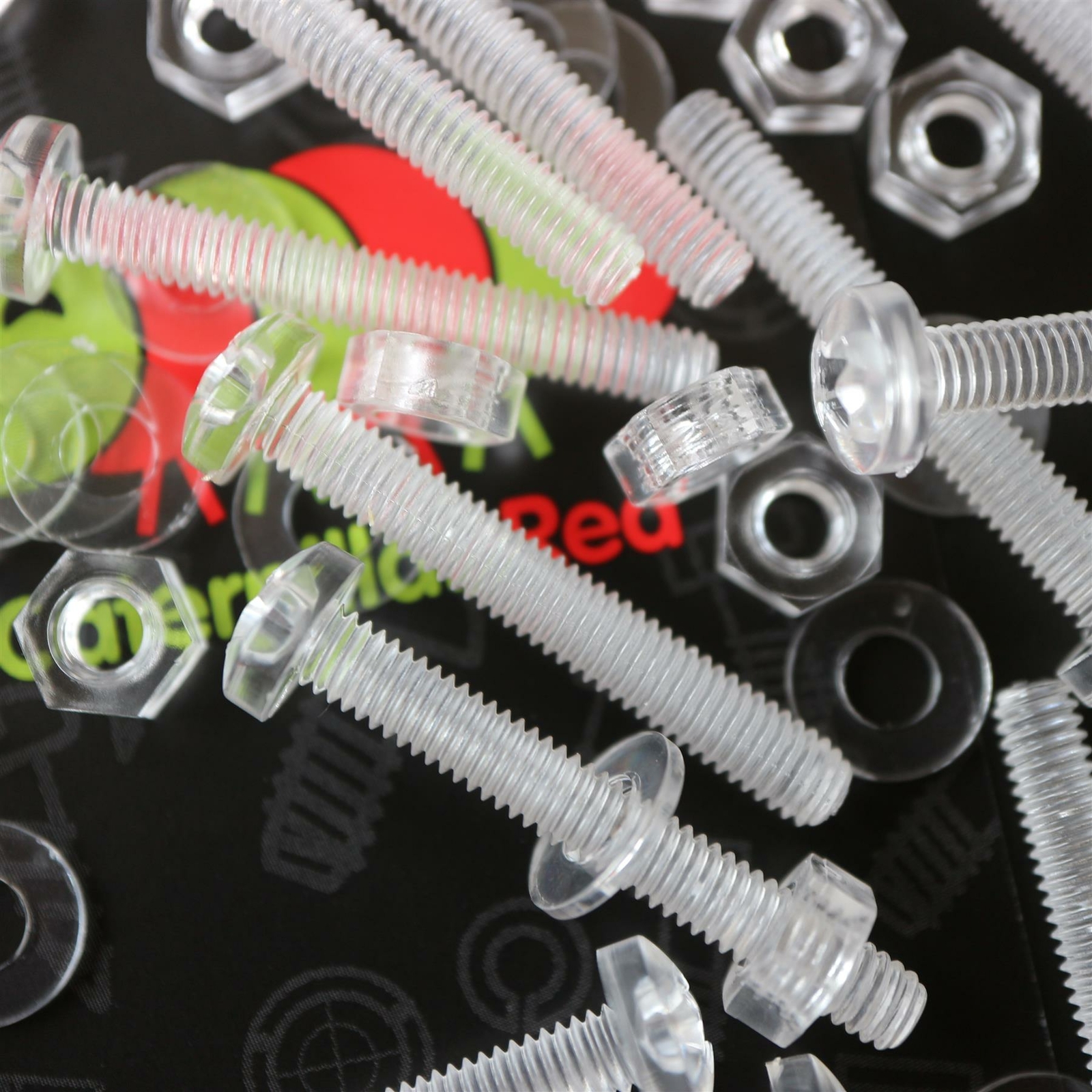60x Transparent Clear Acrylic M4x 30mm, Nuts & Bolts, Acrylic Plastic ...