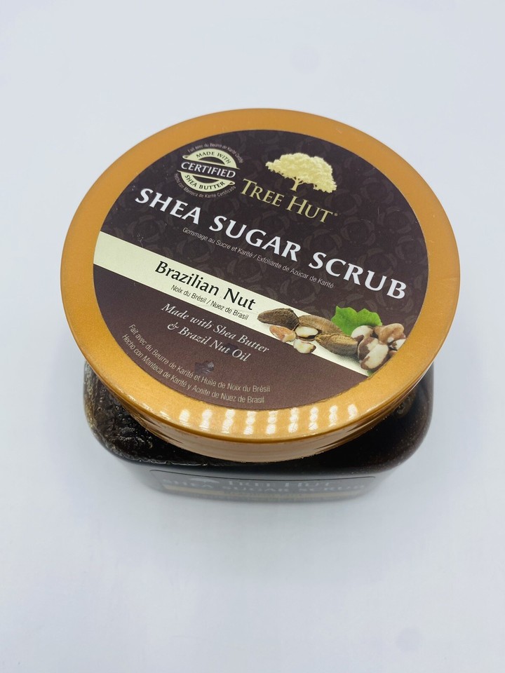 Tree Hut Shea Sugar Scrub Brazilian Nut 18 OZ DISCONTINUED Rare, Full ...
