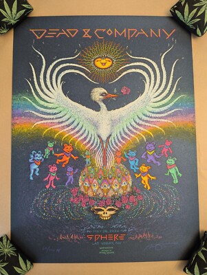 Dead & Company 5/26/24 Sphere Print! Spusta AP On Metallic Midnight ...