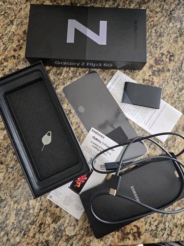OEM Samsung Galaxy Z Flip3 5G Original Empty Box (w/charge cord) | eBay