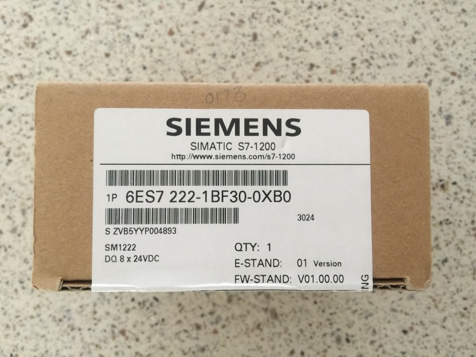 Siemens Simatic SM1222 Digital Output Module, 6ES7 222-1BF30-0XB0, DO 8 ...