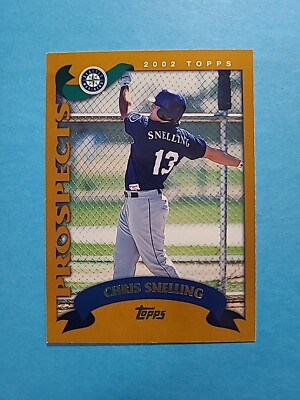 CHRIS SNELLING 2002 TOPPS TRADED BASEBALL CARD # T225 H0759 | eBay