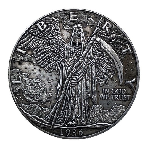 20PCS 1936 US Grim Reaper Craft Collection Replica Challenge Coin ...
