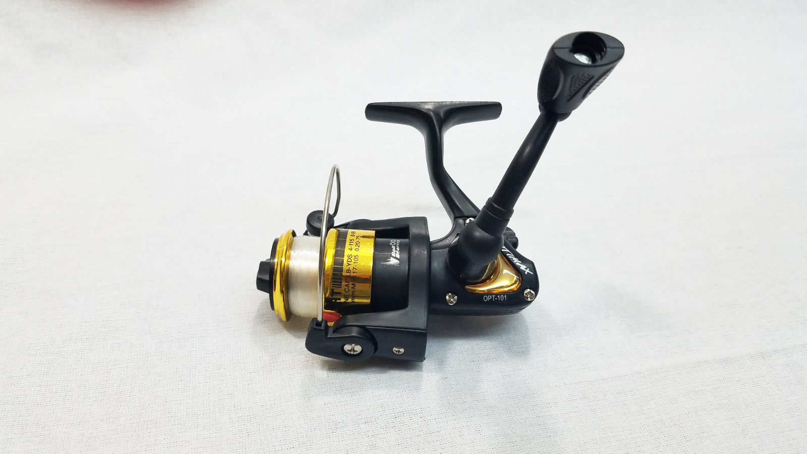 HT OPTIMAX 101, gold CRAPPIE POLE REEL, SET OF THREE REELS | eBay