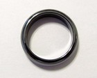 Genuine Convex Hematite Solid 6mm Band Ring Various Sizes HEMR14N | eBay