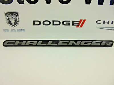 16-18 Dodge Challenger New Challenger Blacktop Grille Emblem Nameplate ...