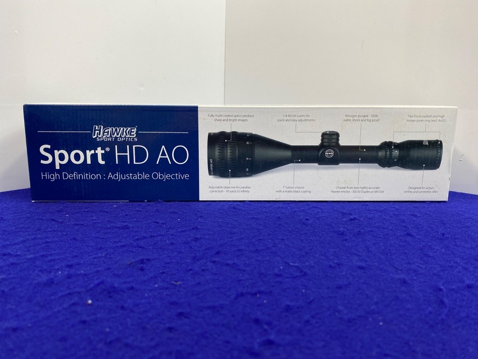 Hawke Sport HD AO 3-9x40 Rifle Scope – Mil-Dot & 30/30 Duplex Reticles ...