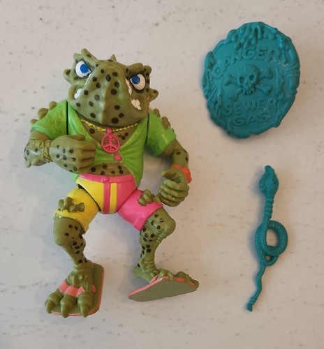 1990 TMNT Teenage Mutant Ninja Turtles Napoleon BONAFROG Frog Near ...