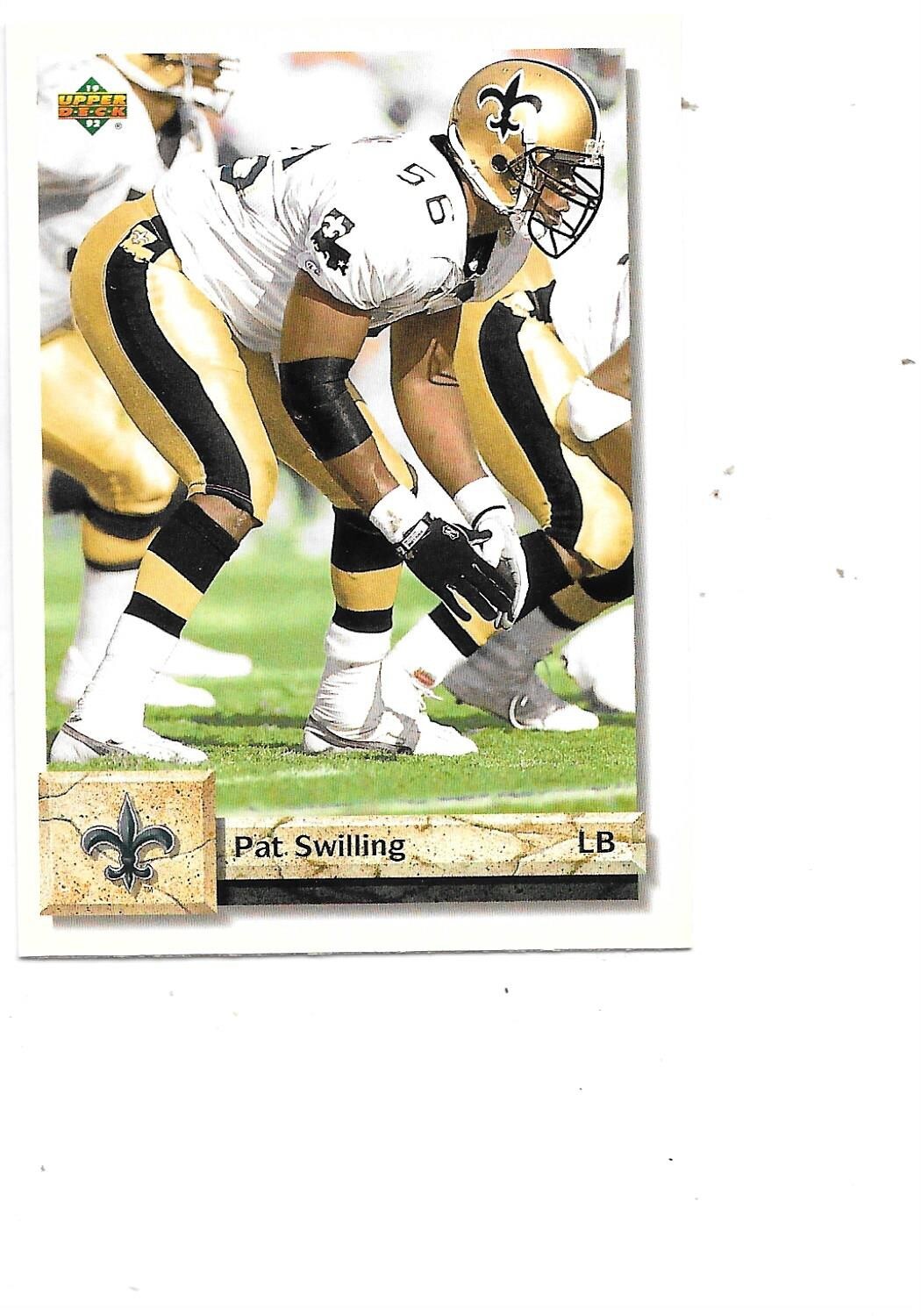 Pat Swilling 1992 Upper Deck Football Card #188 New Orleans Saints | eBay
