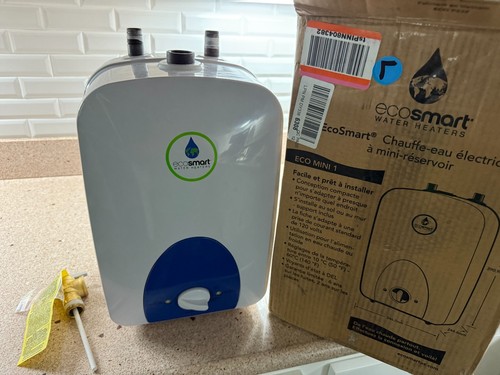 Ecosmart ECO MINI 1.5-Gallon 120V Electric Mini Tank Water Heater,White ...