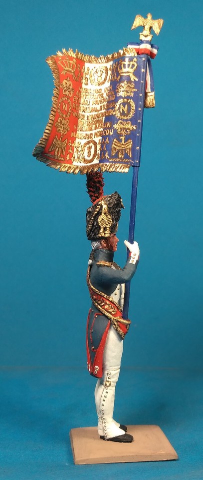 Unassembled French Imperial Guard, White Metal 60 mm Figure kit VID ...