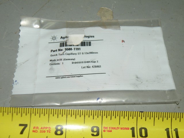 Agilent 5500-1191 Quick Turn Capillary St 0.12 X 280mm - for sale ...