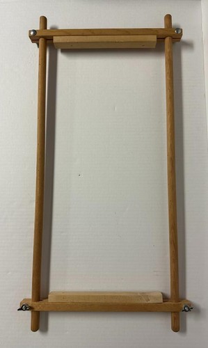 Vintage Wooden Scroll Frame for Cross Stitch Needlepoint Embroidery ...