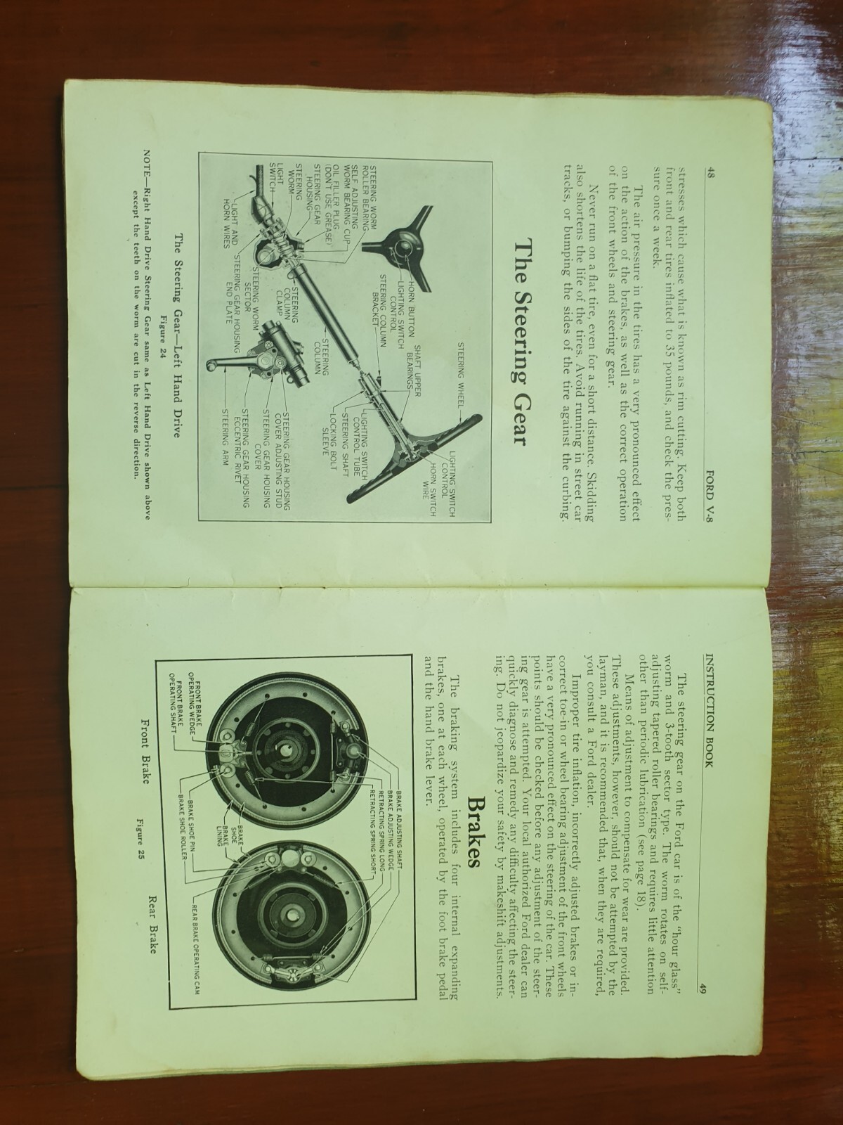 FORD V8 112 INCH WHEELBASE RIGHT HAND DRIVE Original Vintage ...