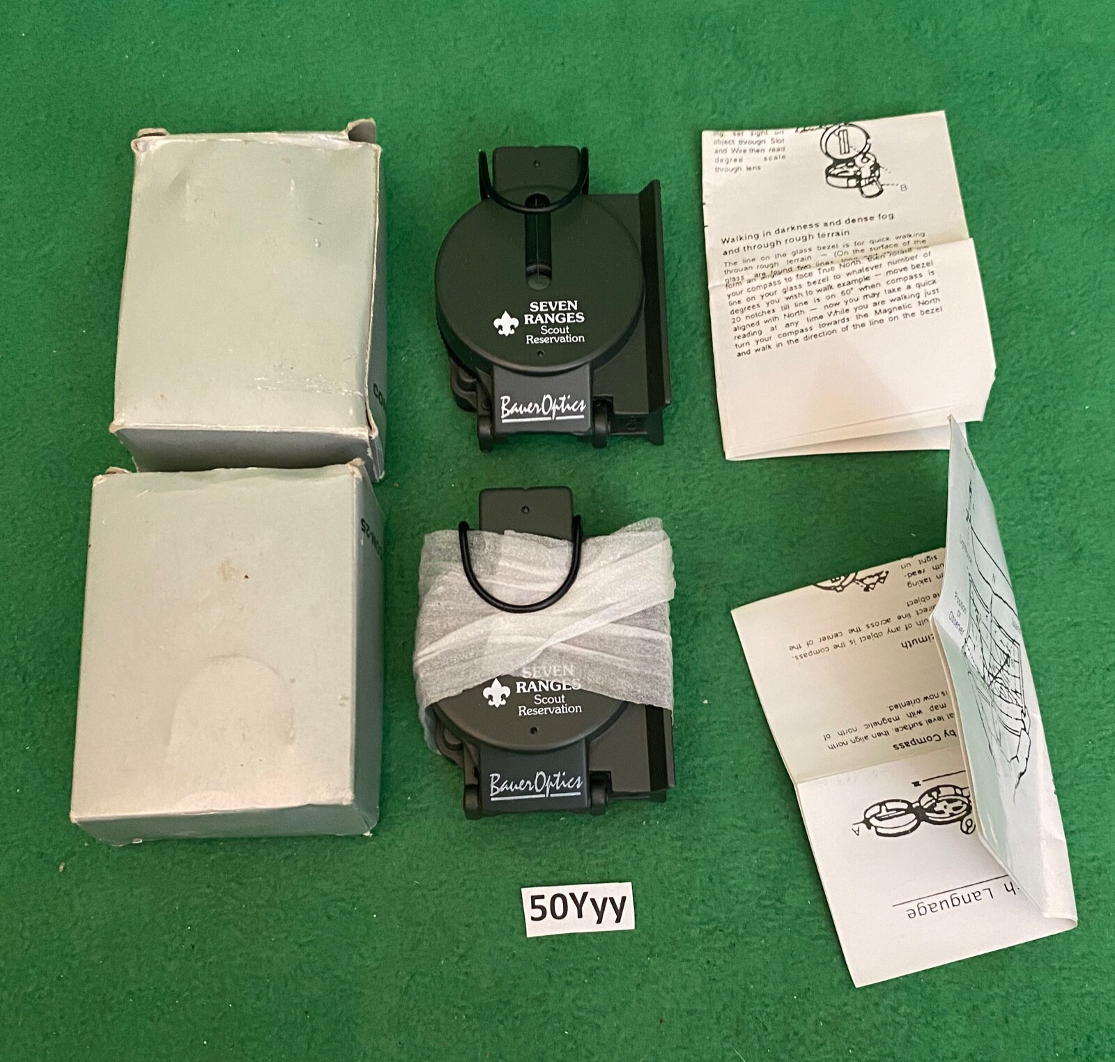 Lot of 2 Seven Ranges Scout Reservation Compass. | eBay