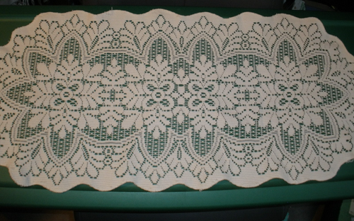Off White Vintage Lace Table Runner 14"x31" (SU157) | eBay