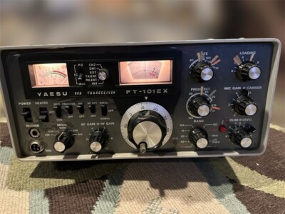 Yaesu FT-101EX HF Transceiver with power cord (working) | eBay