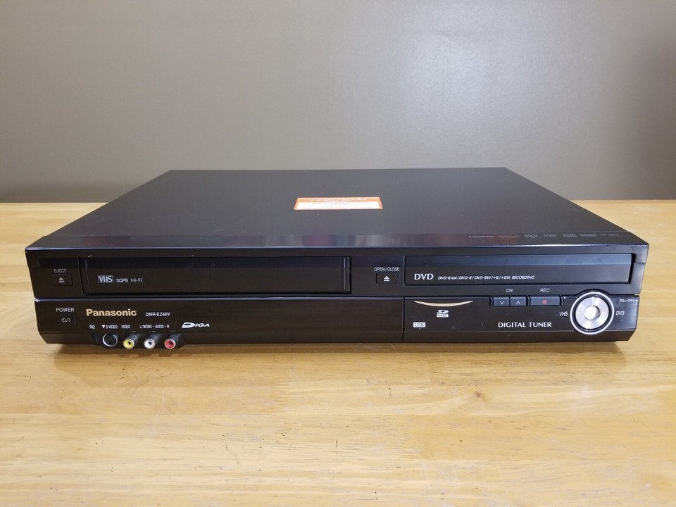 Panasonic DMR-EZ48V DVD VCR Combo Player Recorder HDMI Deck w/ Remote ...