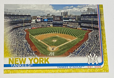 2019 Topps Series 1 Yankee Stadium Card #47 New York Yankees Yellow ...