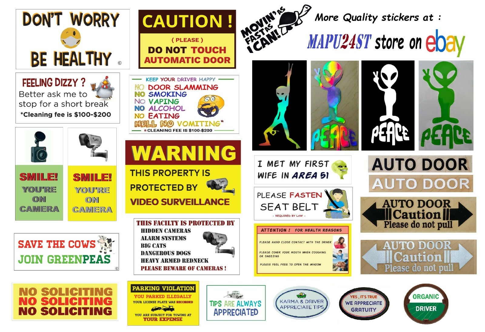 TIP BOOSTER STICKER , UBER TIP , TIP STICKER | eBay