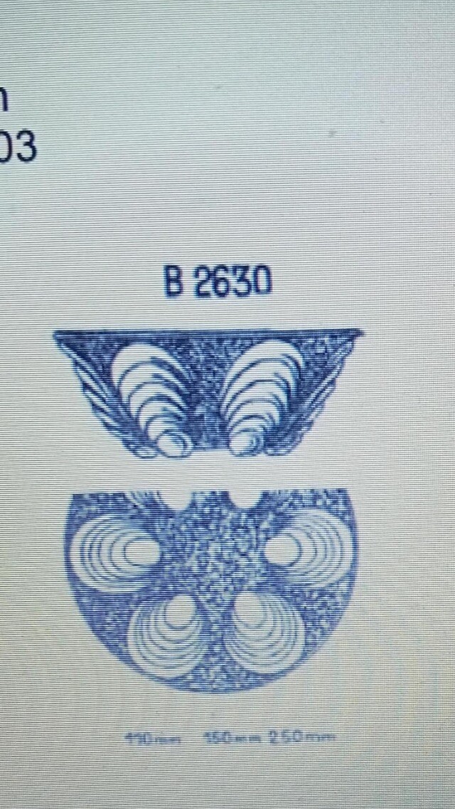 SUPERB RARE ART DECO CZECH SAMUEL REICH OPALESCENT GLASS MUSSEL SHELL ...