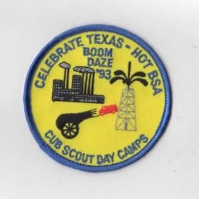 93 Cub Scout Day Camps Boom Daze Celebratere Texas Hot BSA RBL Bdr. [AR ...