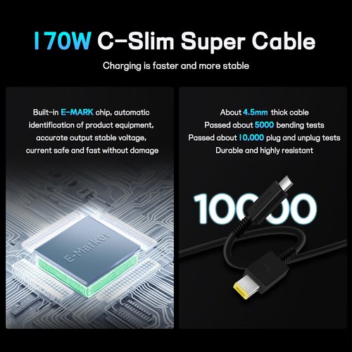 Lenovo Legion 170W Fast Charger C170 PD3.0 GaN Adapter | eBay