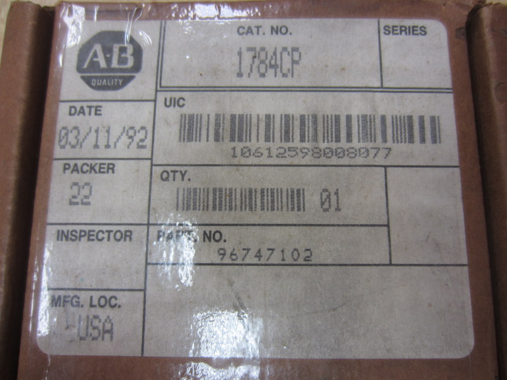 Allen Bradley 1784CP Cable Assembly 1784-CP | eBay