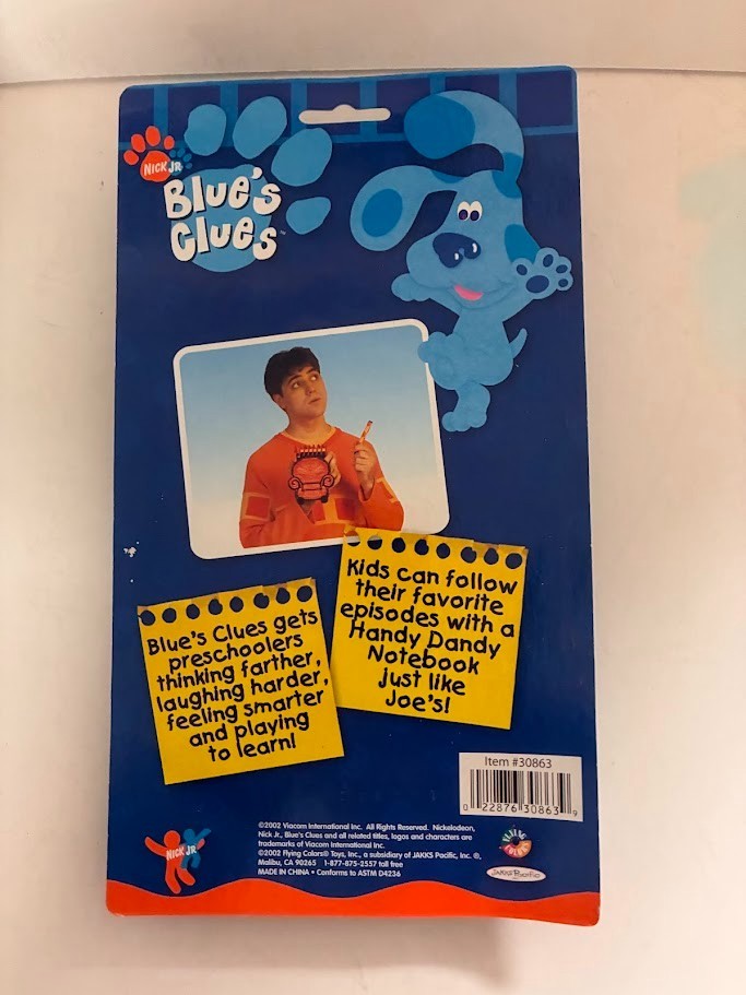 Blues Clues Joe's Handy Dandy Notebook 2002 *NEW* | eBay