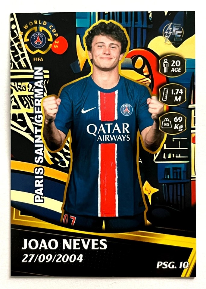2025 FIFA CLUB WORLD CUP FE Cards - Full TEAM PARIS SAINT GERMAIN 18/18 ...