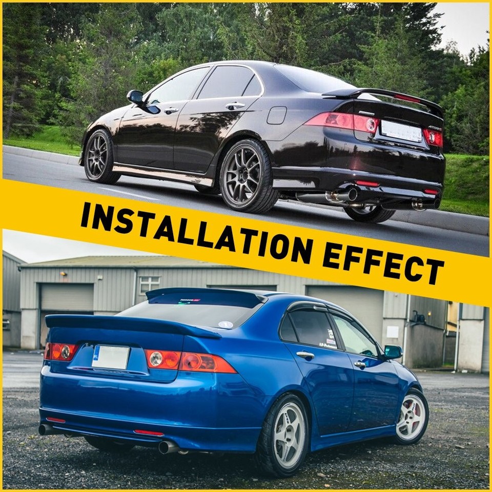 2PCS Rear Bumper Reflector Light For Honda Accord Euro CL7 CL9 2004 ...
