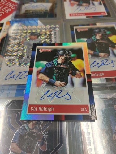Cal Raleigh Seattle Catcher Signed Retro Card | eBay