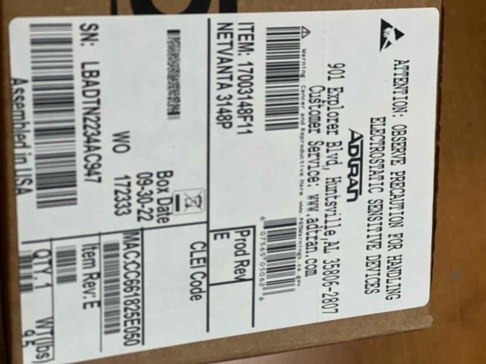 Adtran 17003148F11 Netvanta 3148p for sale online | eBay