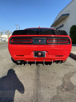 2008-2023 DODGE CHALLENGER 2 Piece SRT RT SXT Wicker Bill Wickerbill ...
