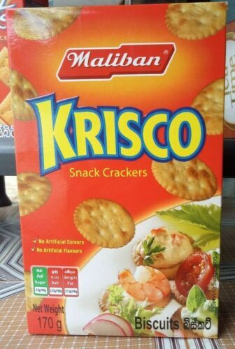 Brand New Maliban Krisco Biscuit 170g Snack Crackers Crispy Taste ...