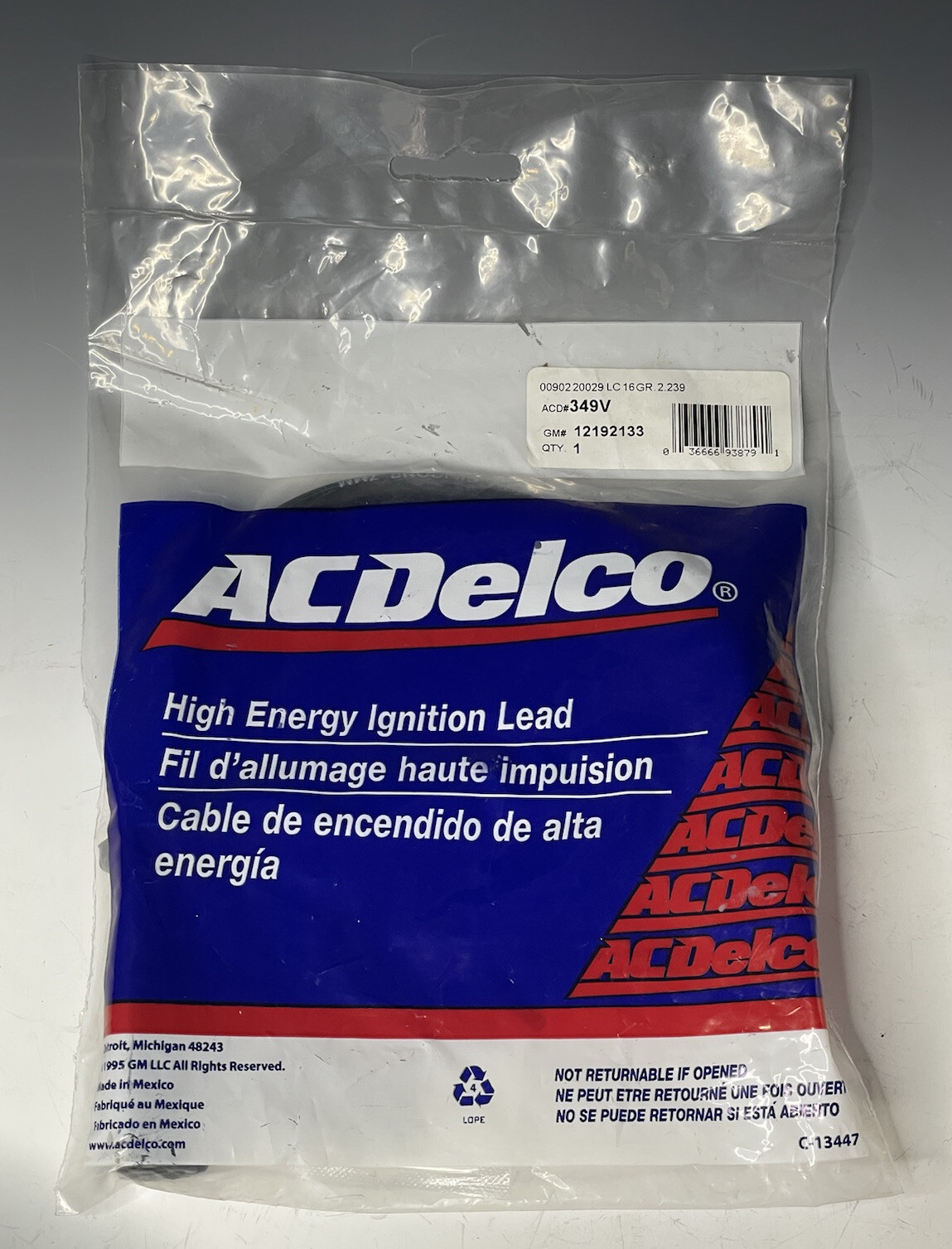 Spark Plug Wire ACDelco 349V for sale online | eBay