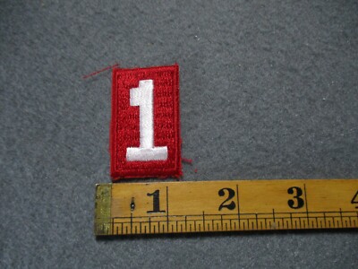Boy Scouts of America BSA Red White Troop Number # 1 One Patch S2, | eBay