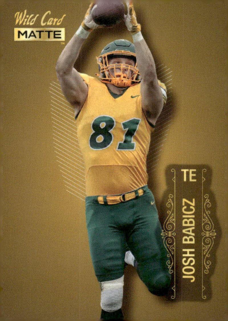 2022 Wild Card MATTE - Josh Babicz #MB-124 Gold (RC) for sale online | eBay