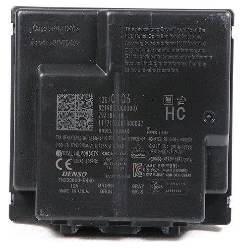 2017-2019 Camaro SS ZL1 1LE Keyless Entry Control Module USED OEM GM ...