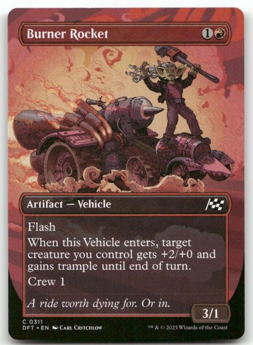 Burner Rocket (Borderless) #311 MTG Aetherdrift NM X1 | eBay