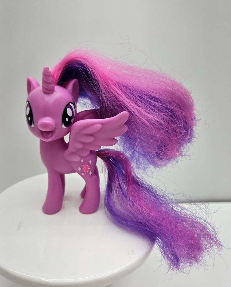 My Little Pony Twilight Sparkle Pink & Purple Unicorn Pegasus Wings 3.5 ...